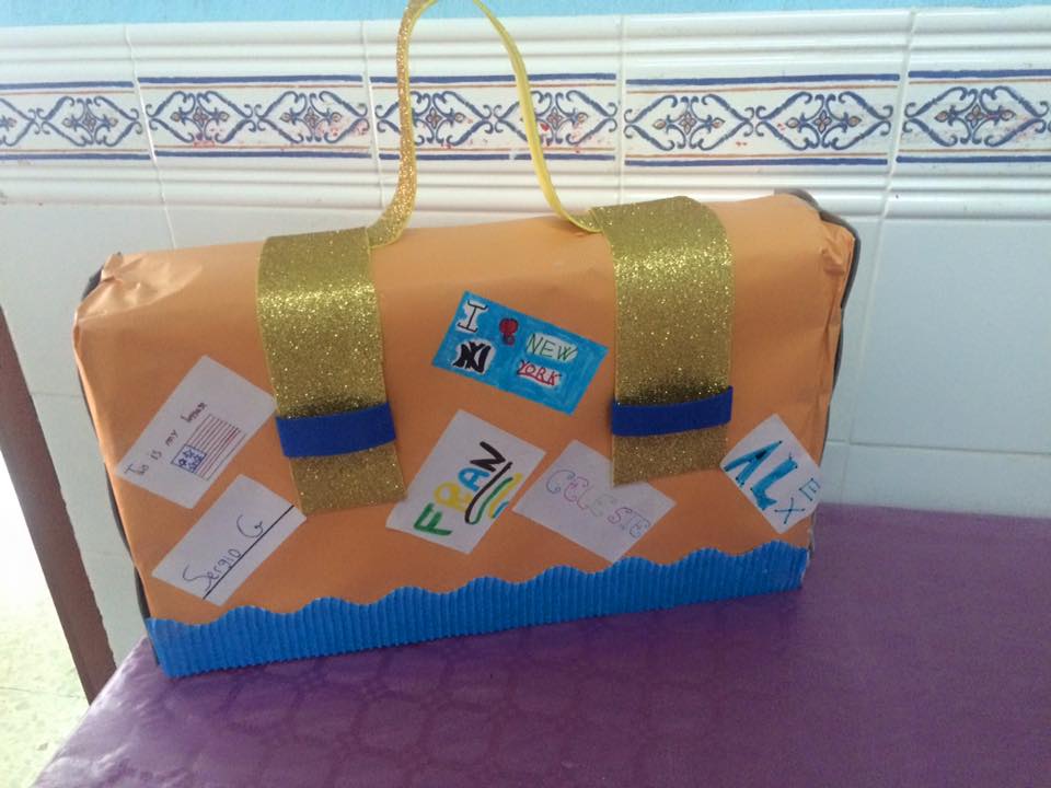 OUR ENGLISH CLASS: Art and craft: creating our suitcases for our ideal ...