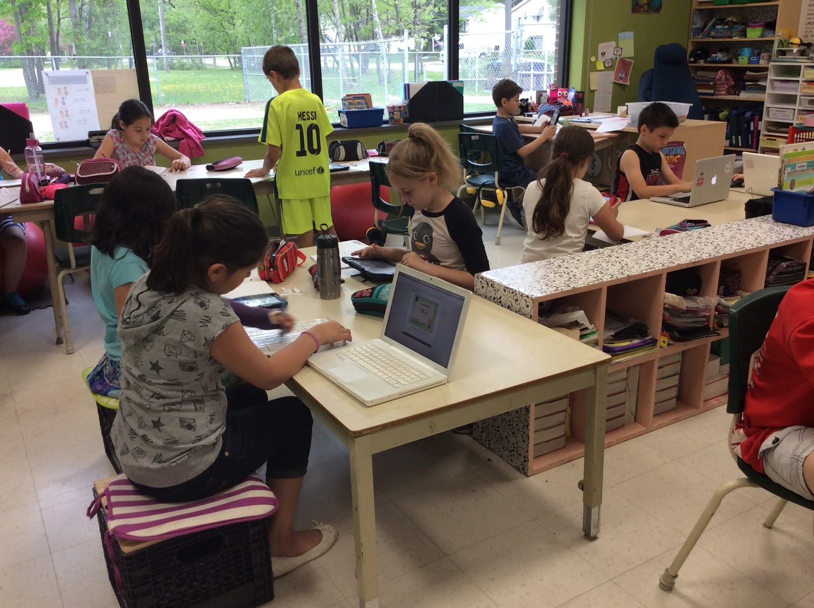 La classe de Josée: Flexible seating