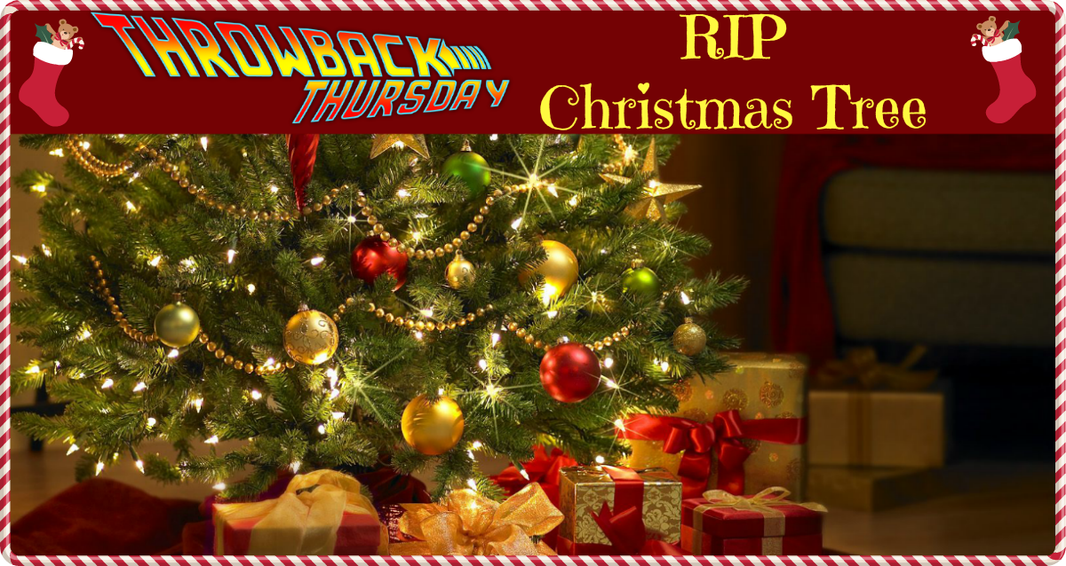 Counting Pinecones: RIP Christmas Tree (Throwback Thursday)