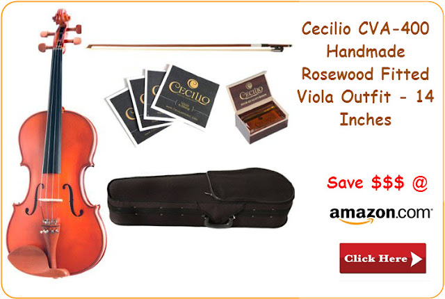 Cecilio CVA-400 Handmade Viola: Cecilio CVA-400 Handmade Rosewood ...