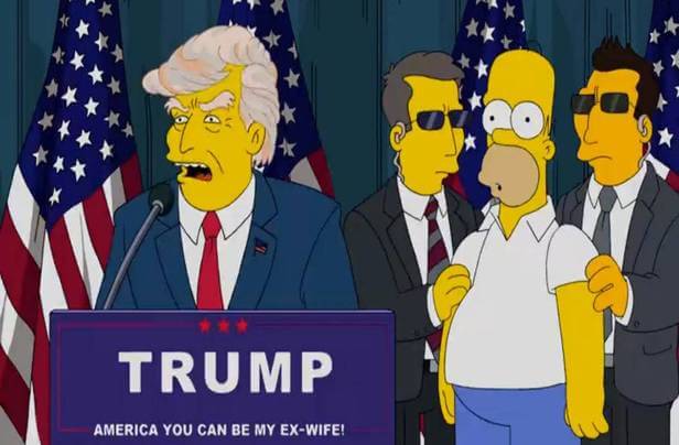 Kartun The Simpsons Ramal Donald Trump Jadi Presiden 16 Tahun Lalu ...