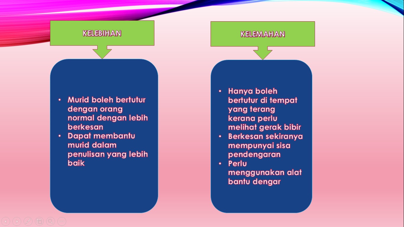 PKD3063: HUZAINA BT HUSIN (kaedah kombinasi oral-manual - pertuturan KIU)