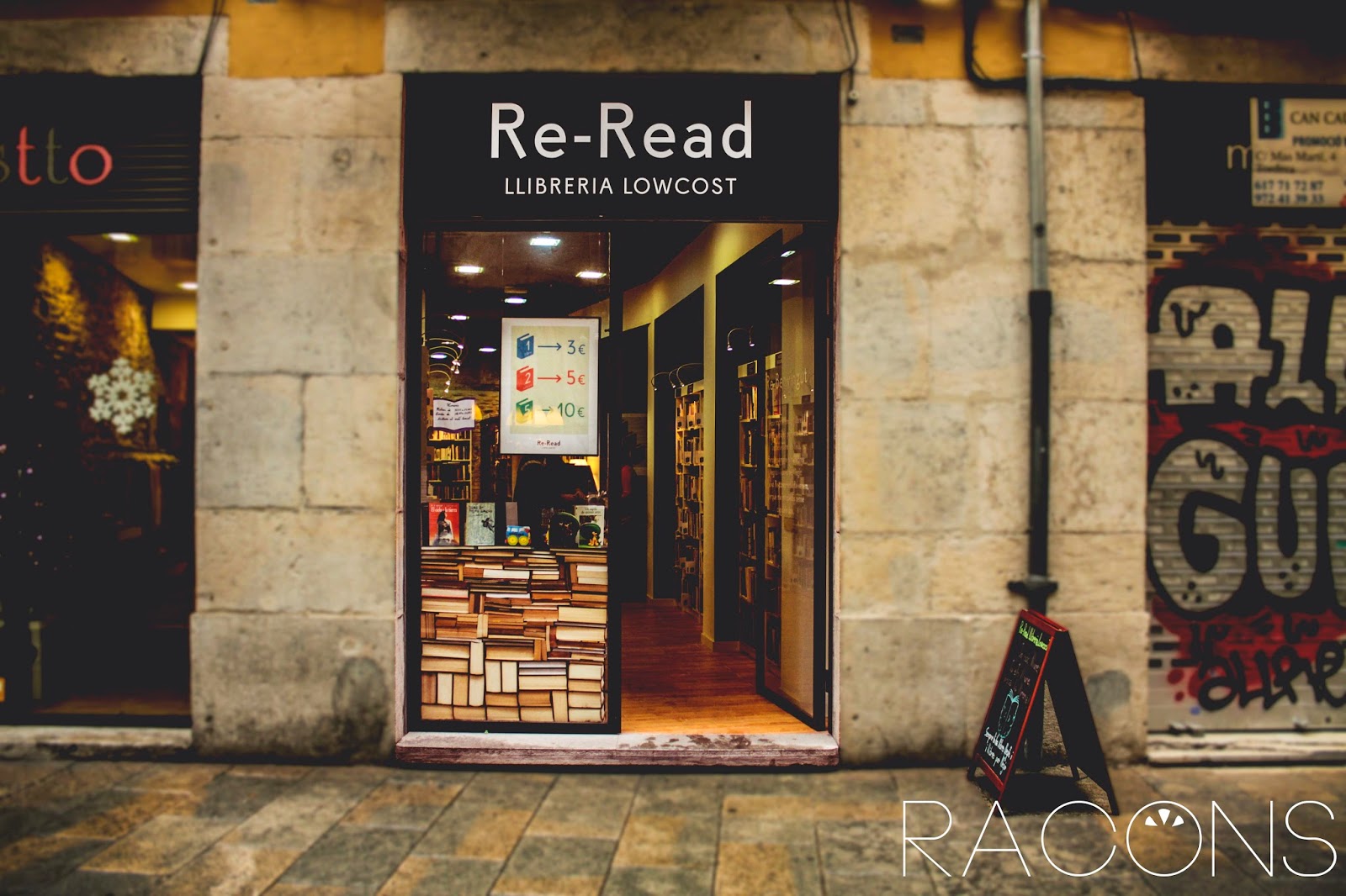 Racons de Girona: Racó Comercial - Llibreria Re-Read