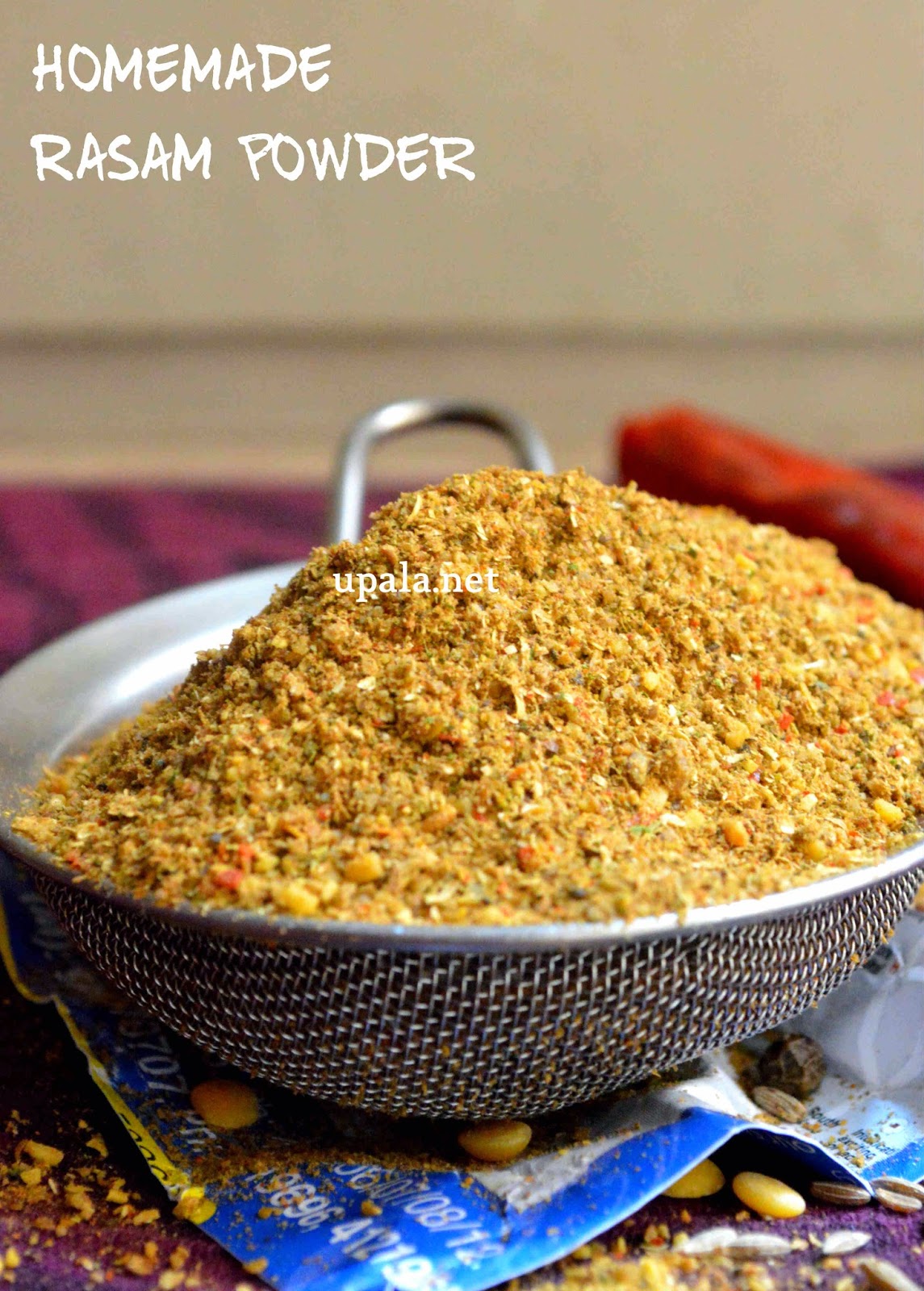 Upala: Home made Rasam powder