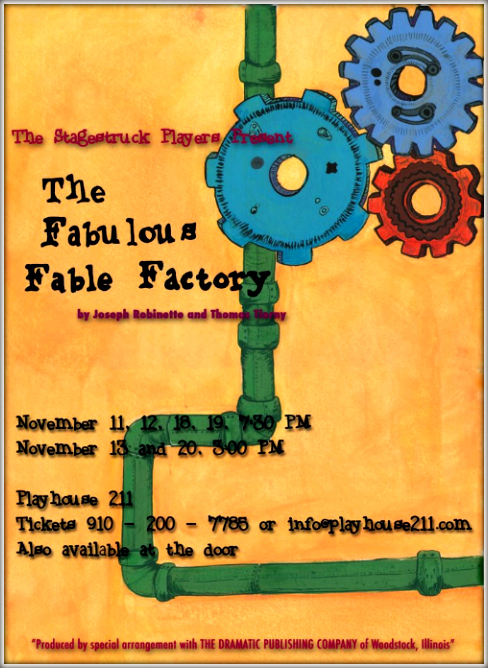 Brunswick Little Theatre Community Blog: The Stagestruck Players Present the Fabulous Fable Factory