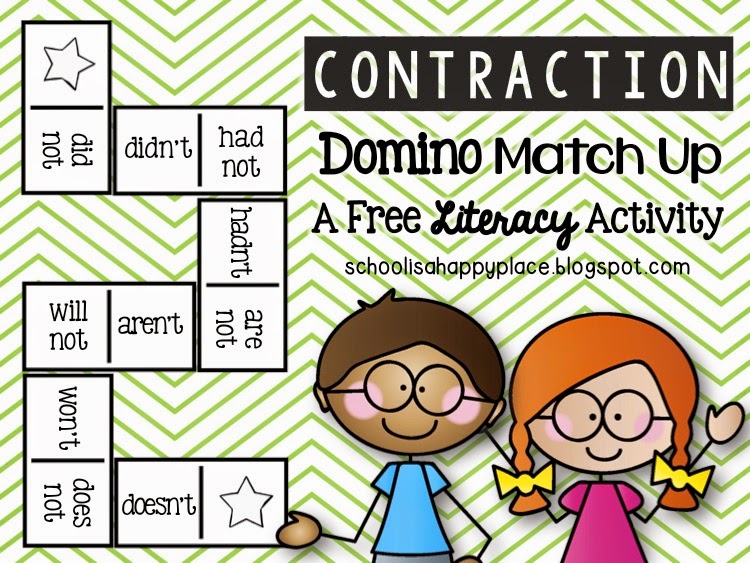 School Is a Happy Place: Dominoes for Days (Freebies and Ideas)