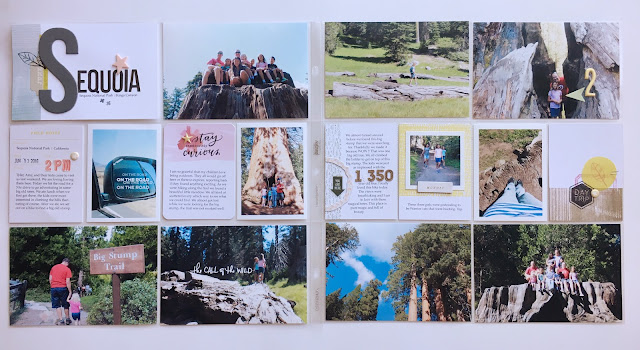 niebuhrchicks: The Beauty of Sequoia National Park | Project Life Spread
