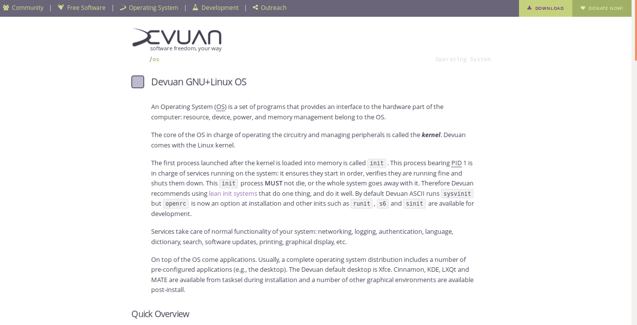 Intro to Devuan GNU+Linux, A Great Operating System without Systemd