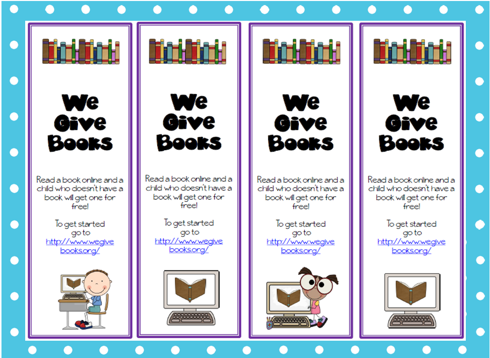 The Book Bug: Read for Your School with We Give Books