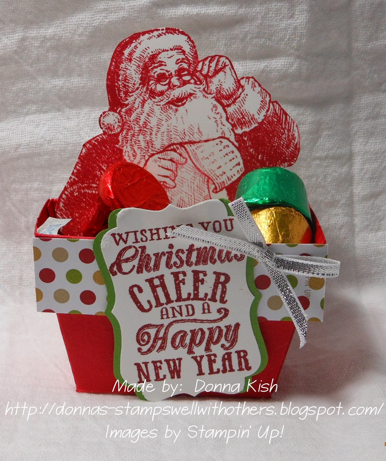 Stamps Well With Others: Petite Purse Santa Box