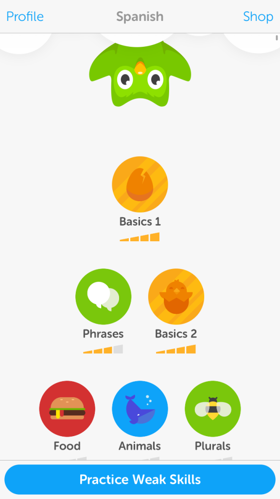 Blog Educativo: Aplicación Duolingo