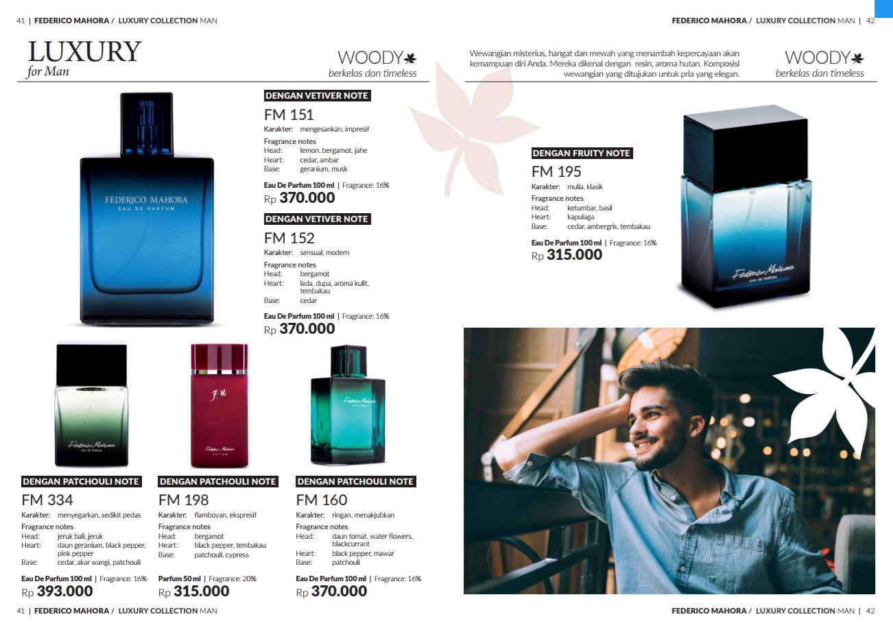 LUXURY COLLECTION | Bisnis Parfum FM Original Eropa by Federico Mahora