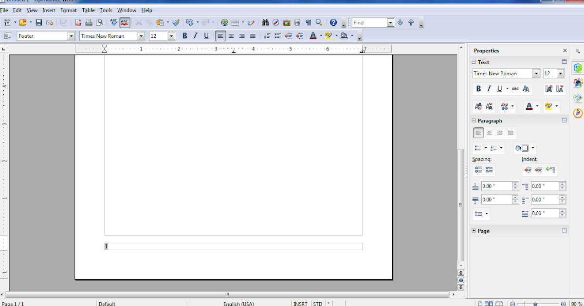 Cara Mengubah Format Angka Nomor Halaman Pada Apache OpenOffice - bagus3d