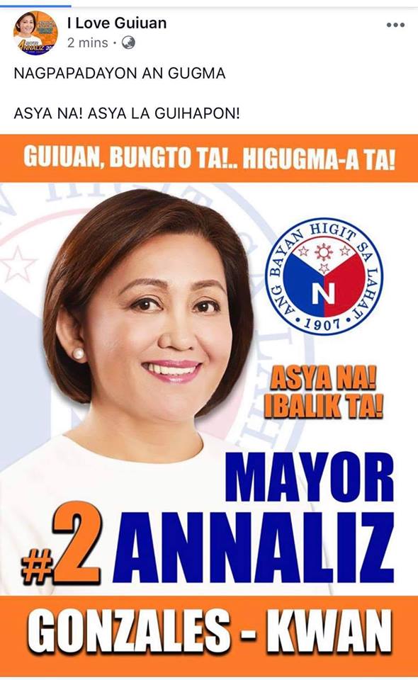 Partner 4 Change: Guiuan, Eastern Samar Mayoralty Race: Evet Bandoy ...