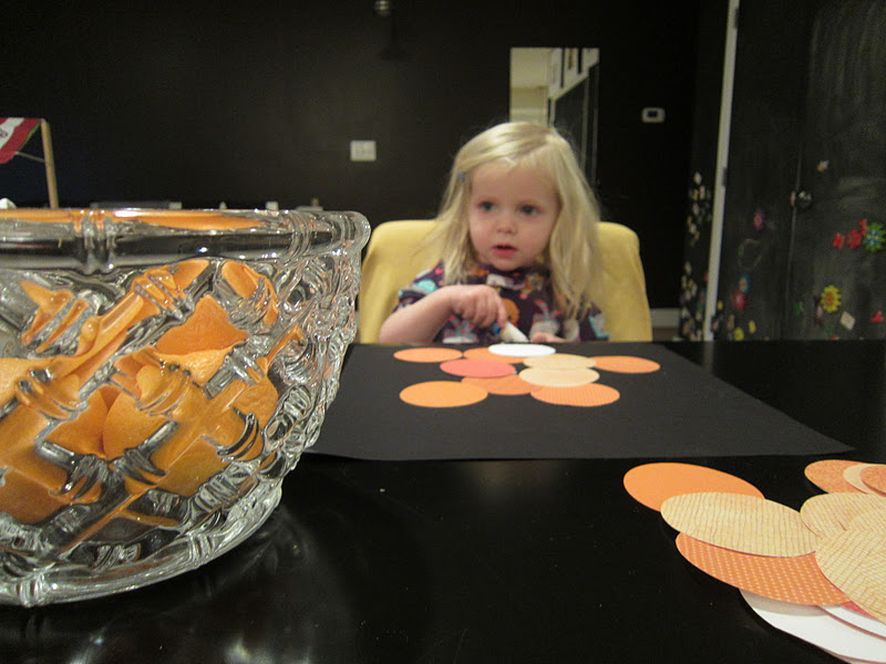 Not-So-SAHM: Bowl of Oranges: Cut Paper Chinese New Year Craft