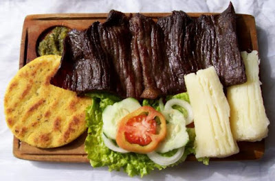 carne oreada plato típico santandereano