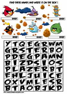 Angry Birds Space : Word Game | Learn To Coloring
