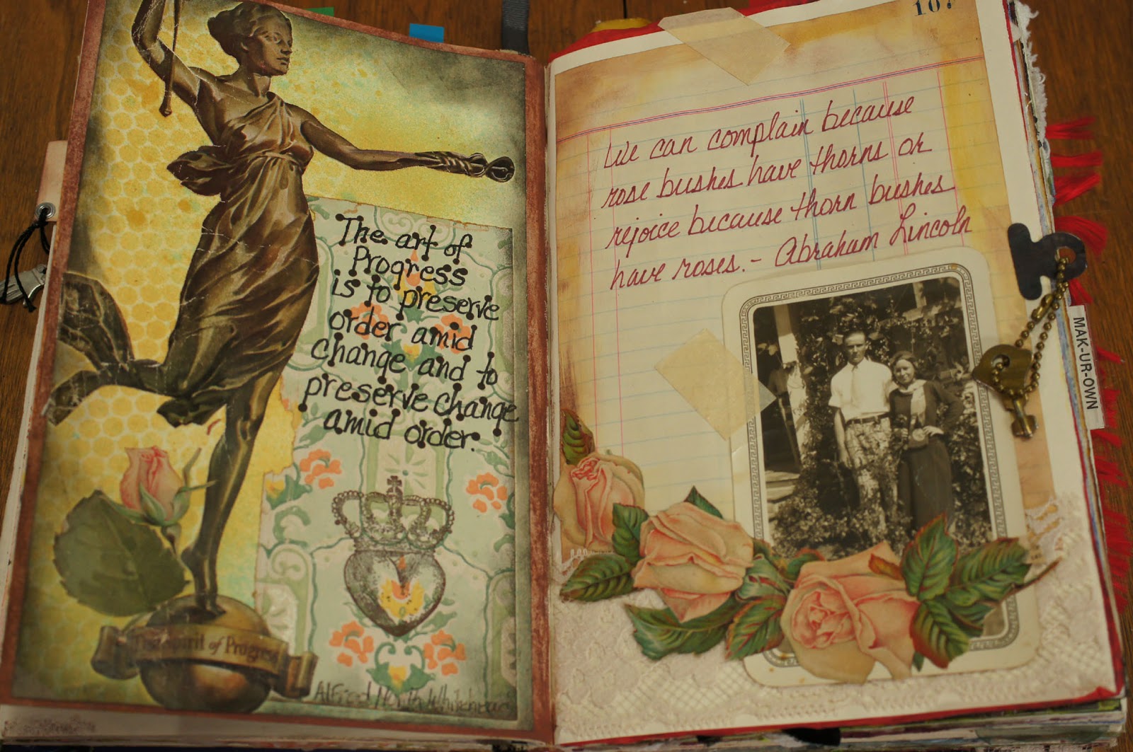 kluless: Altered Book Pages And A Surprise In The Mail