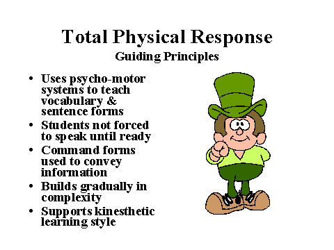 "People only learn when they teach": Total Physical Response: a good ...