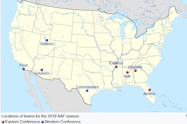 Next Major League Expansion Team: AAF - Alliance of American Football ...