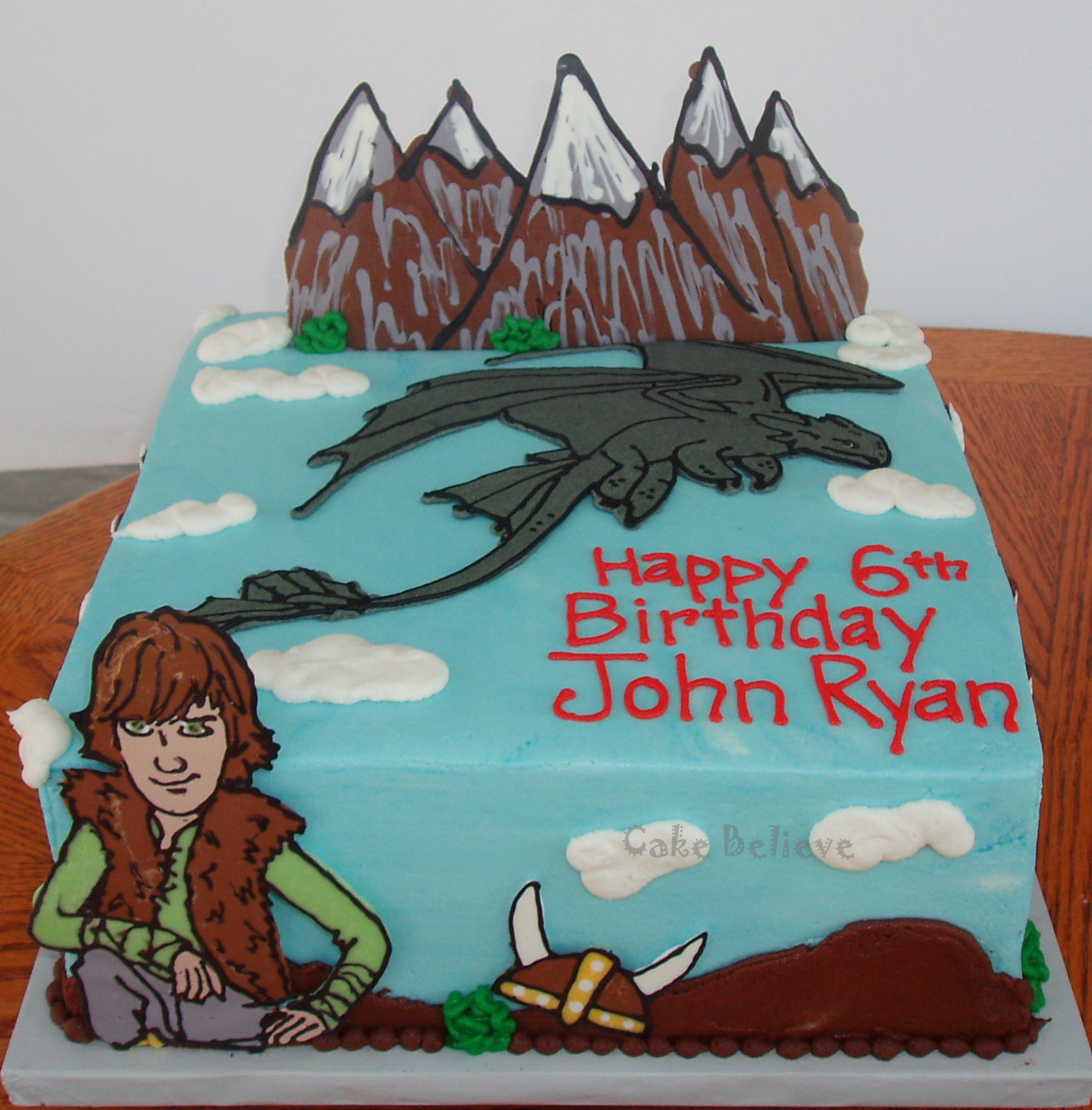Cake Believe: How to Train your Dragon