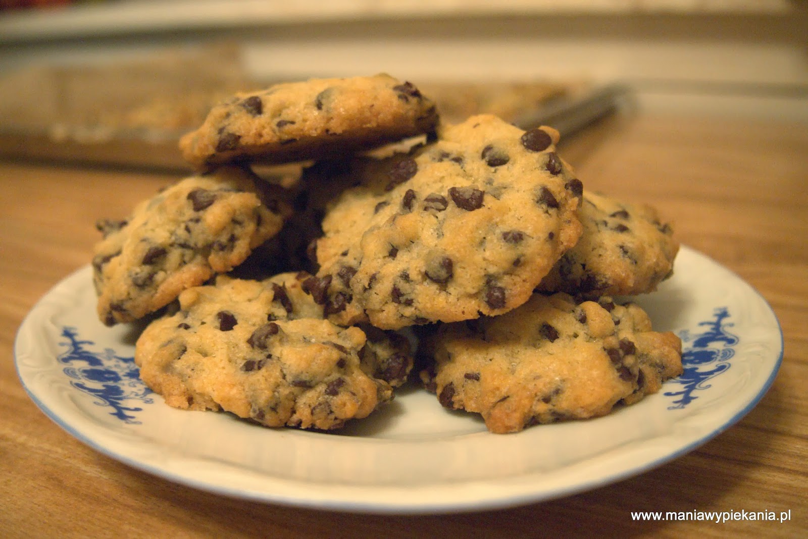 Mania Wypiekania: Pieguski z czekoladą