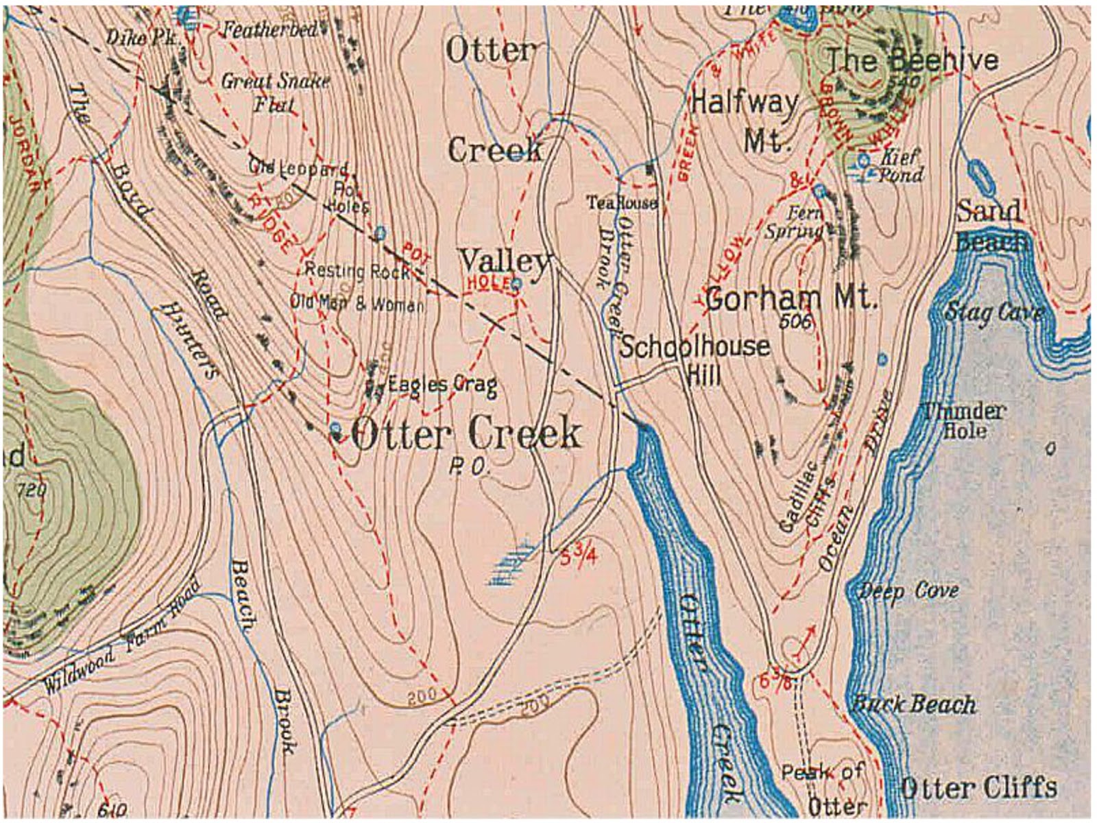 OLD MAPS OF ACADIA NATIONAL PARK: OLD MAPS COLLECTION