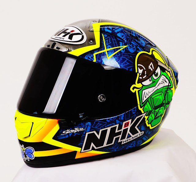 Racing Helmets Garage: NHK GP-R Tech K.Abraham 2018 #1 by Starline