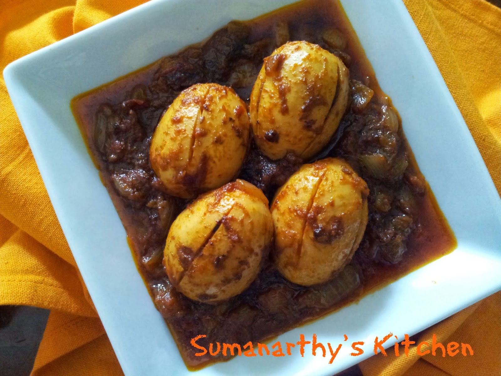 Sumanarthy's Kitchen: Simple Egg Roast