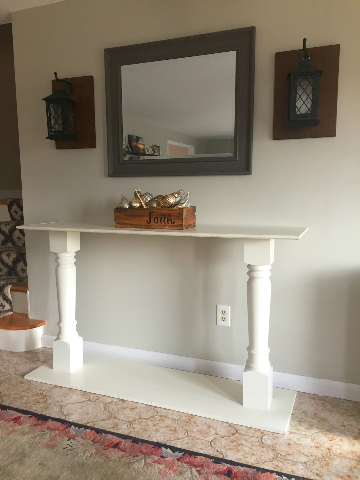 Drew Danielle Design: Simple and Sophisticated Sofa Table