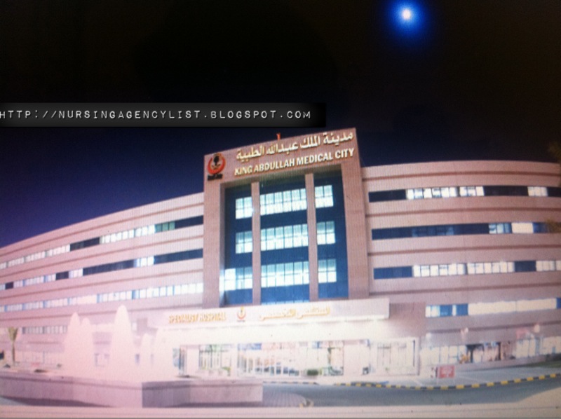 nursing agency: King abdullah Medical City