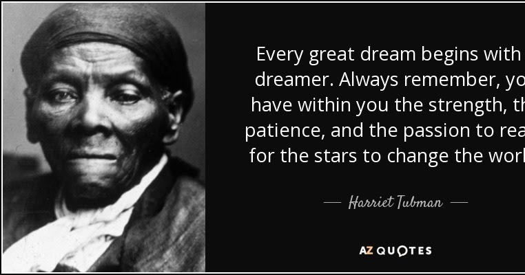 Saint Marty: April 22: Harriet Tubman, Robert Hayden, "Runagate Runagate"