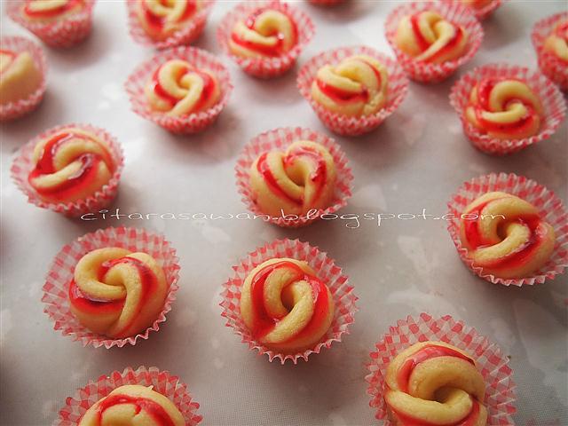 Biskut Rose Tart ~ Resepi Terbaik