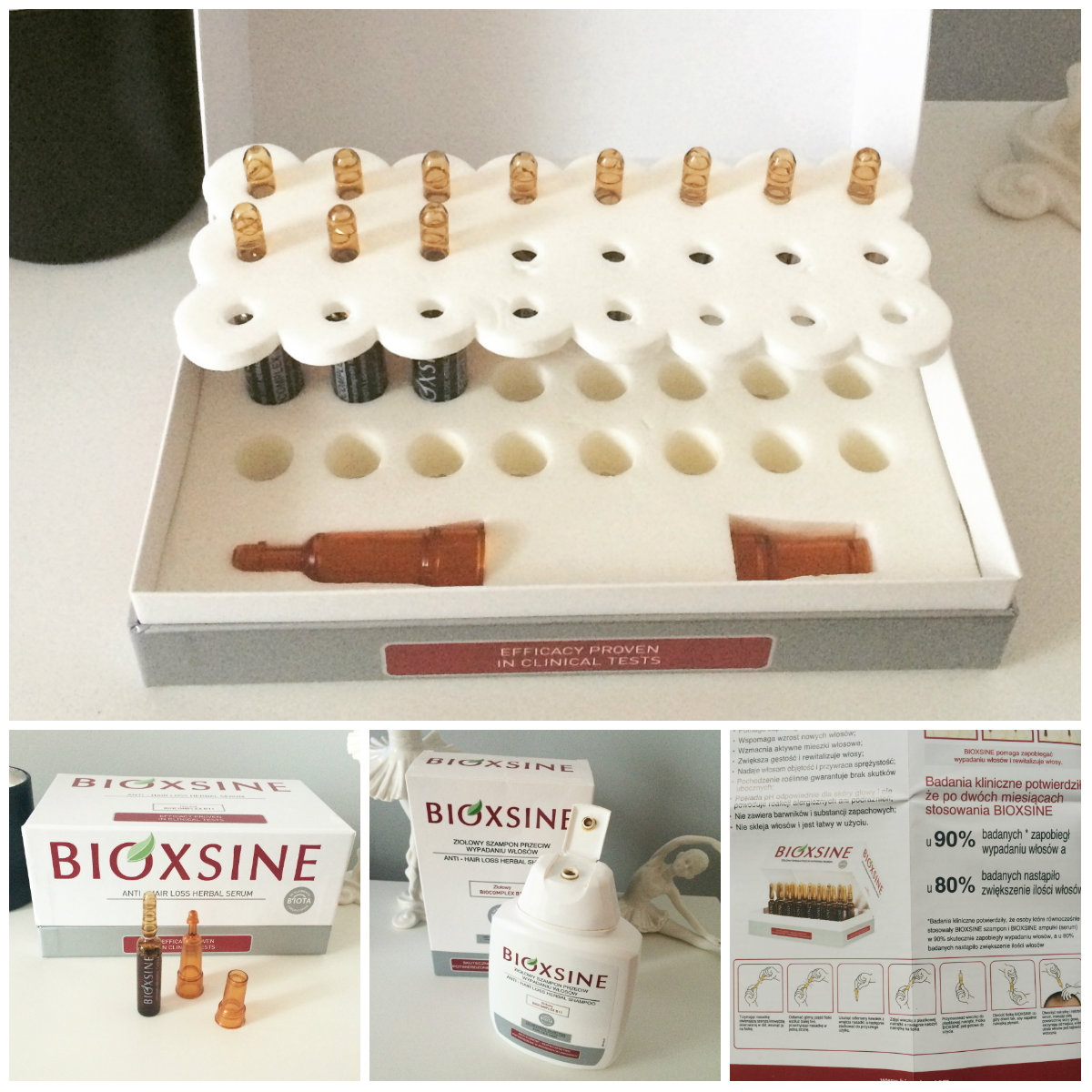 BIOXSINE - kuracja zapobiegająca wypadaniu włosów - moje wrażenia ...