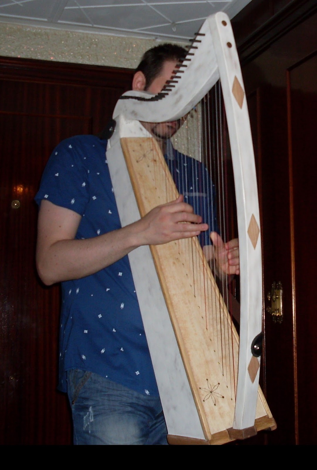 ARPAS, LIRAS Y TALLERES MUSICALES: ARPA MODELO B2 columna arqueada ...