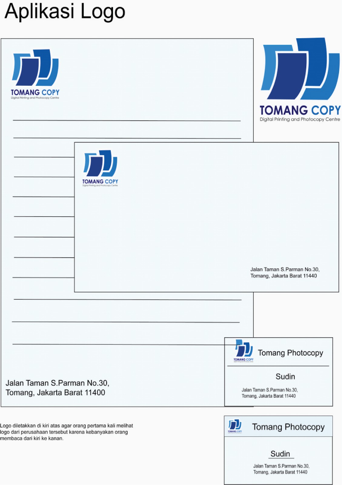 Febriyanthi Masthio: Redesign logo Tomang Fotokopi