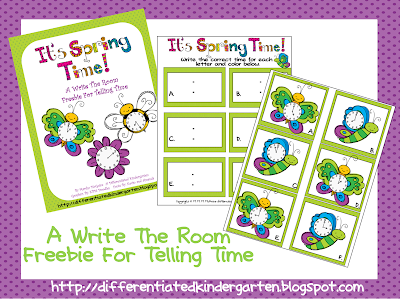 Classroom Freebies Too: It's TIME for a freebie.