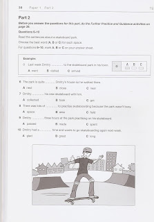 Exámenes de Cambridge : Reading & Writing Test 2 (KET)