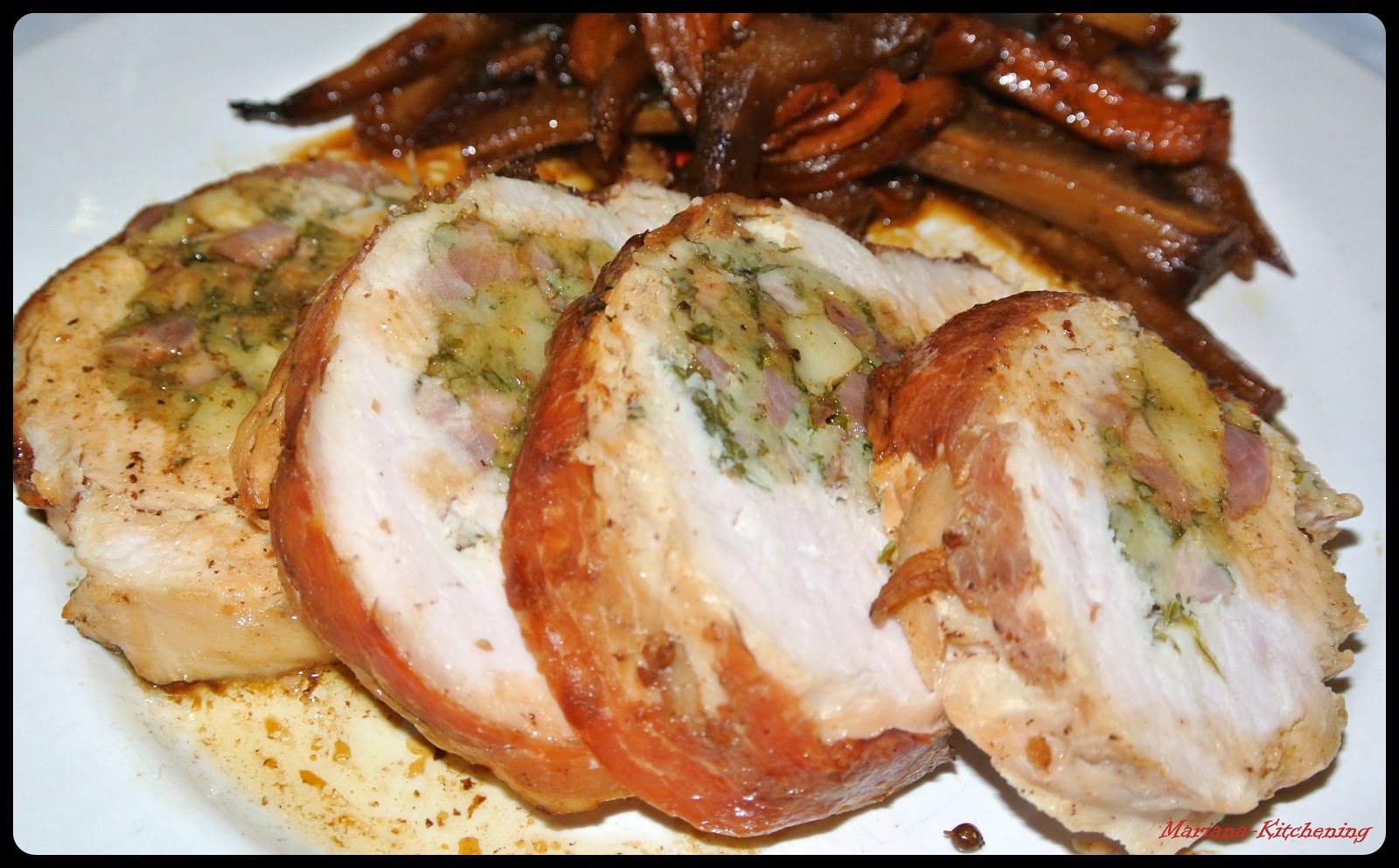 Ruladă din piept de curcan