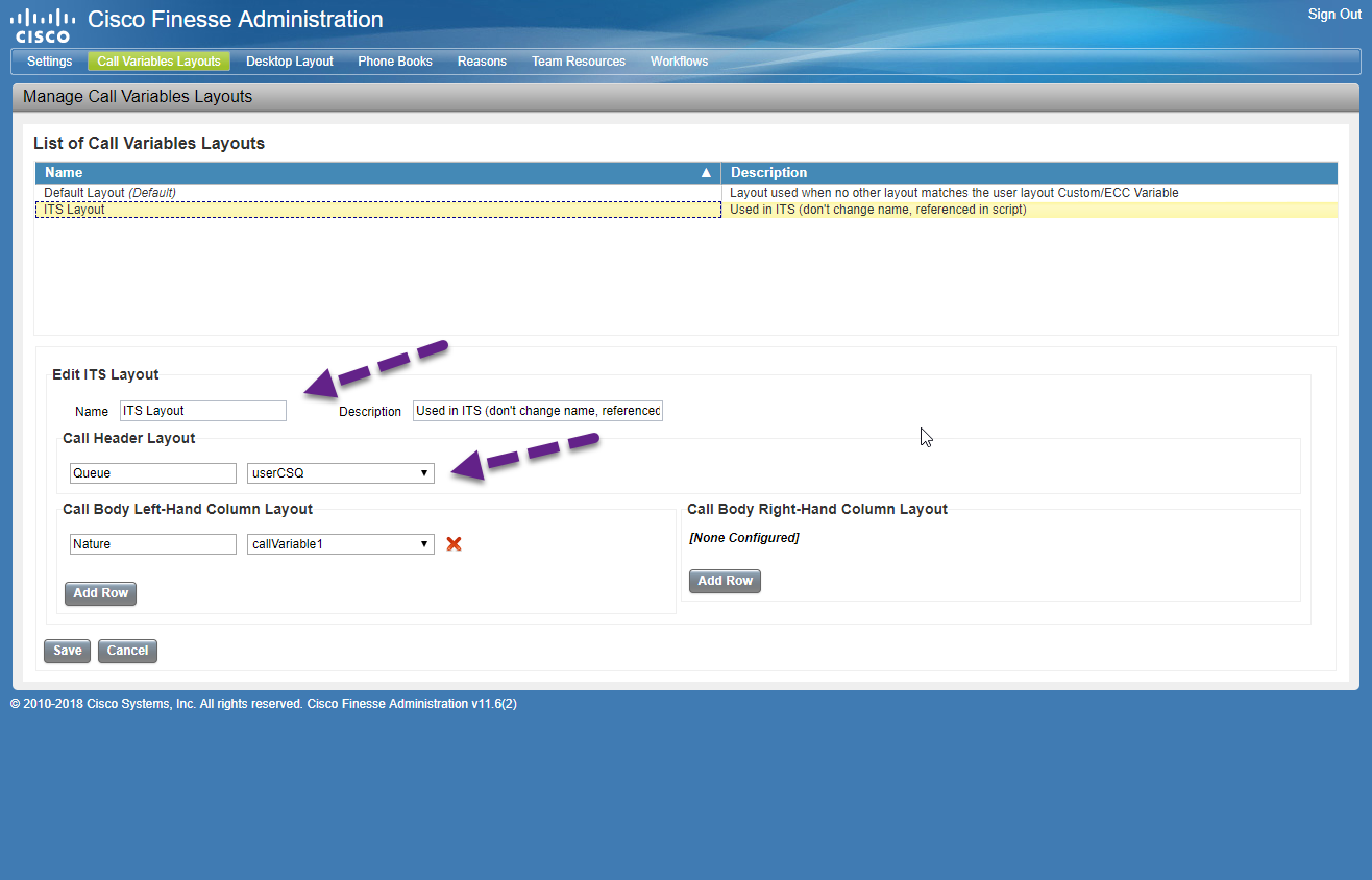 Web Maxtor Uccx Finesse Using Custom Call Variable Layouts