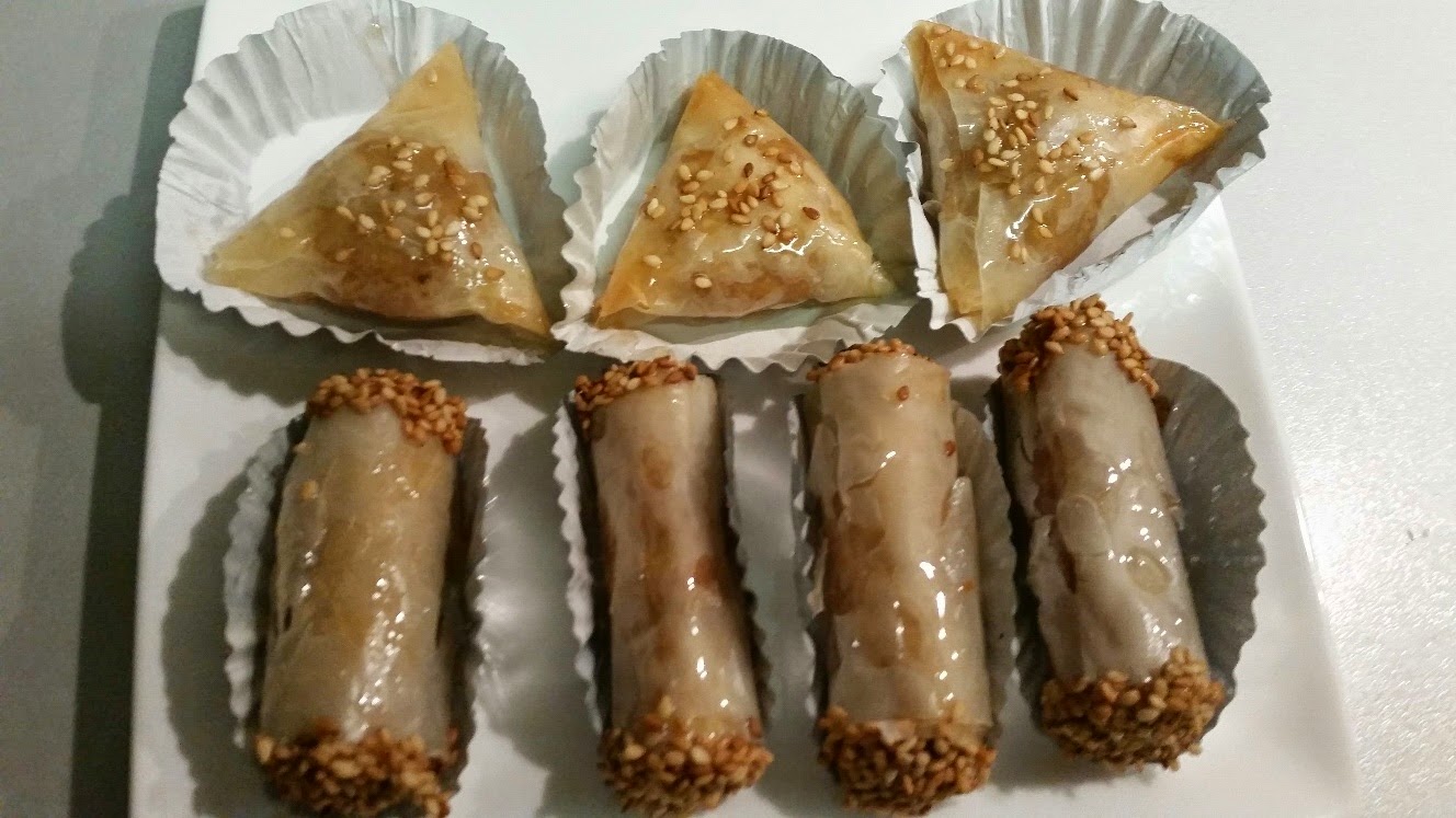 Les idées gourmandes de nadis: briwat amandes, noisettes