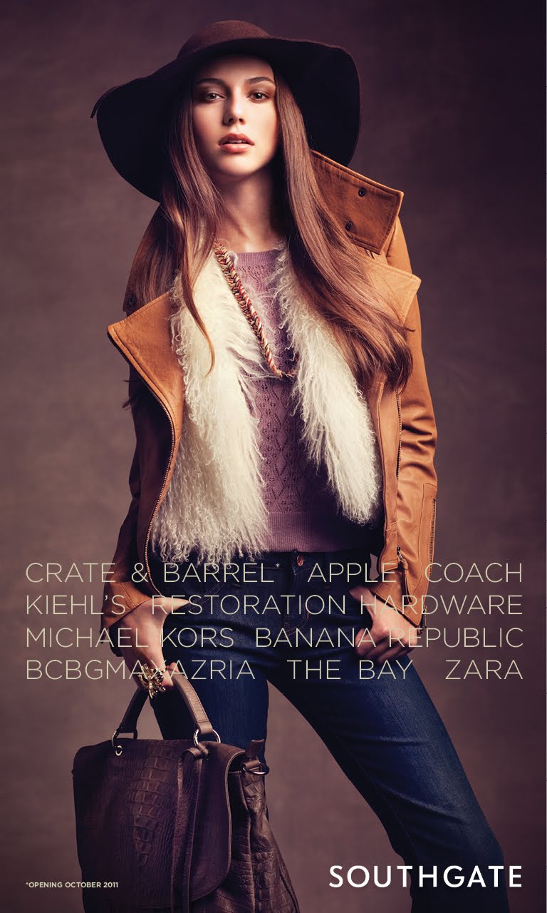 Stars Model Management: Chloe B for Southgate's Fall Campaign