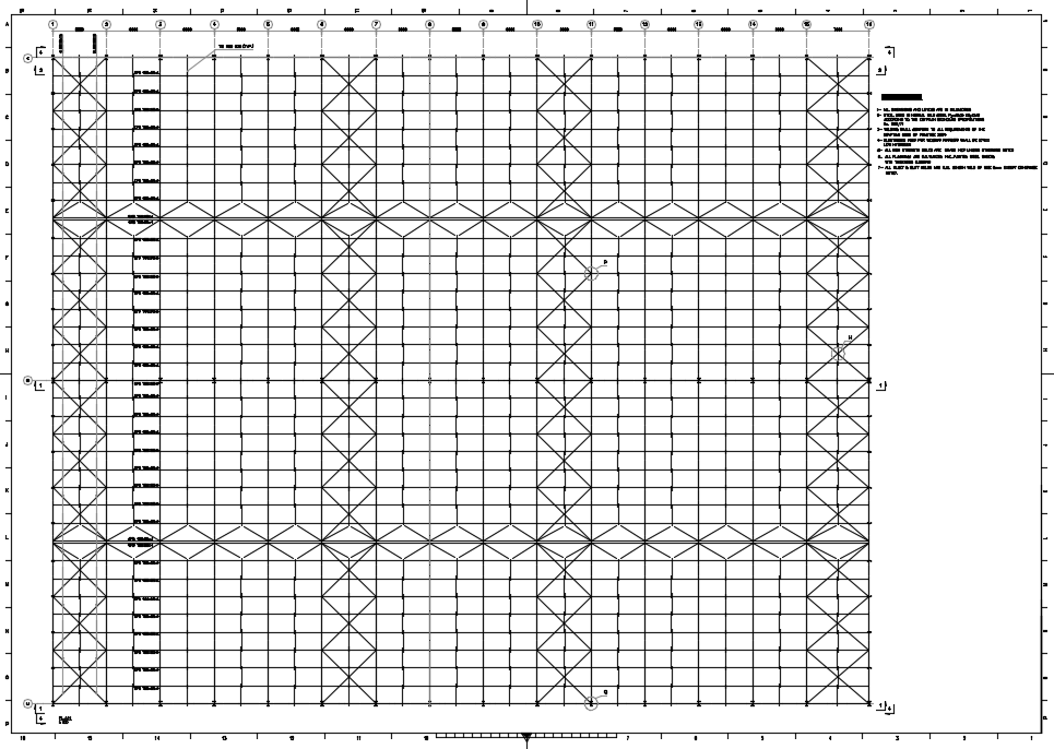 Steel structure drawings for full detailed project AutoCAD (dwg ...
