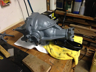 My 72 Vette.....: Finished painting the differential....