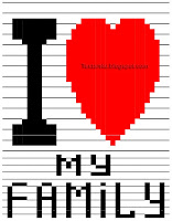 I Love My Family Copy Paste Text Art | Cool ASCII Text Art 4 U