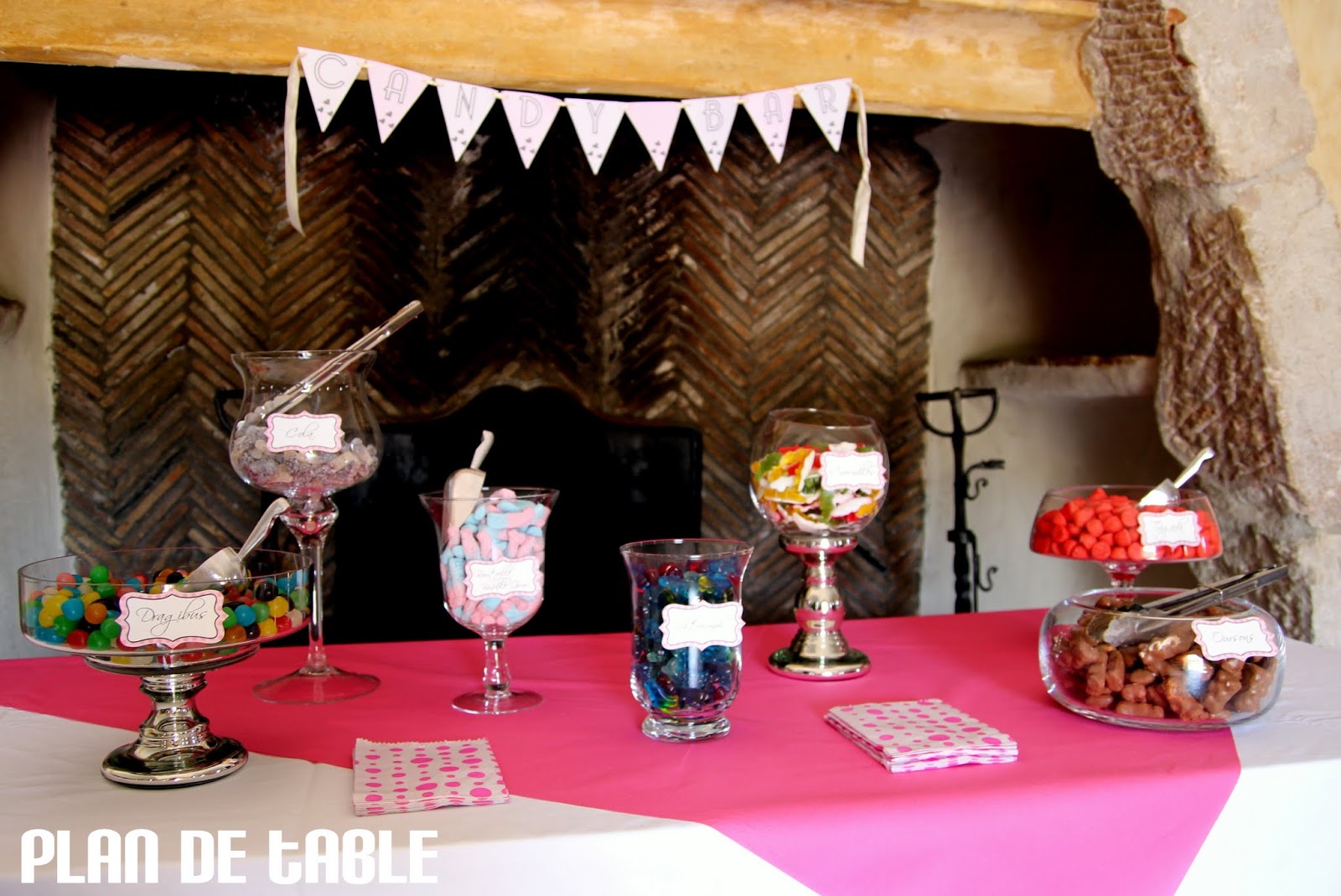Plan de Table - Le Blog: Candy Bar by Plan de Table, Domaine du Gros ...