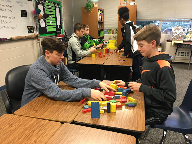 the ART of learning: Playing with Blocks in Middle School