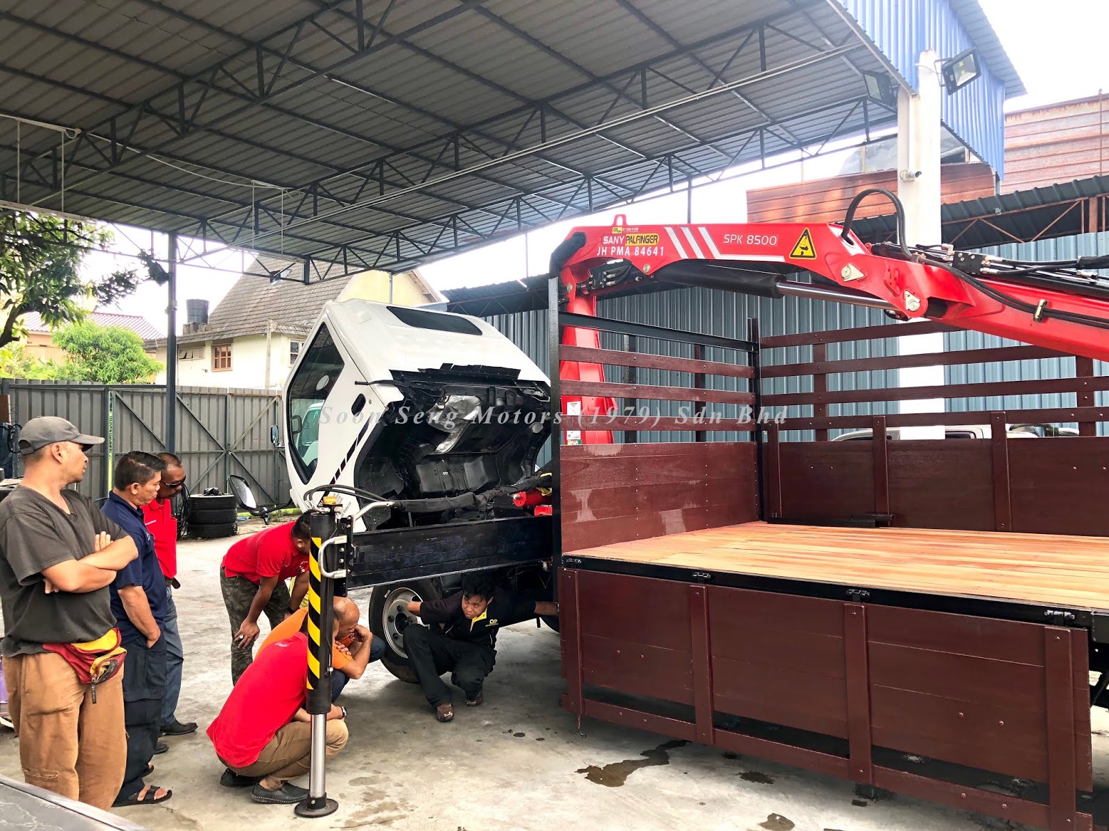 SANY PALFINGER SPK8500 CRANE COMMISSIONING & TRAINING