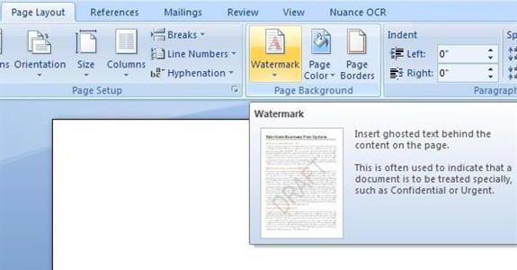 Cara Buat Watermark Teks dan Gambar Dengan Ms Word - Tutorial Gadget