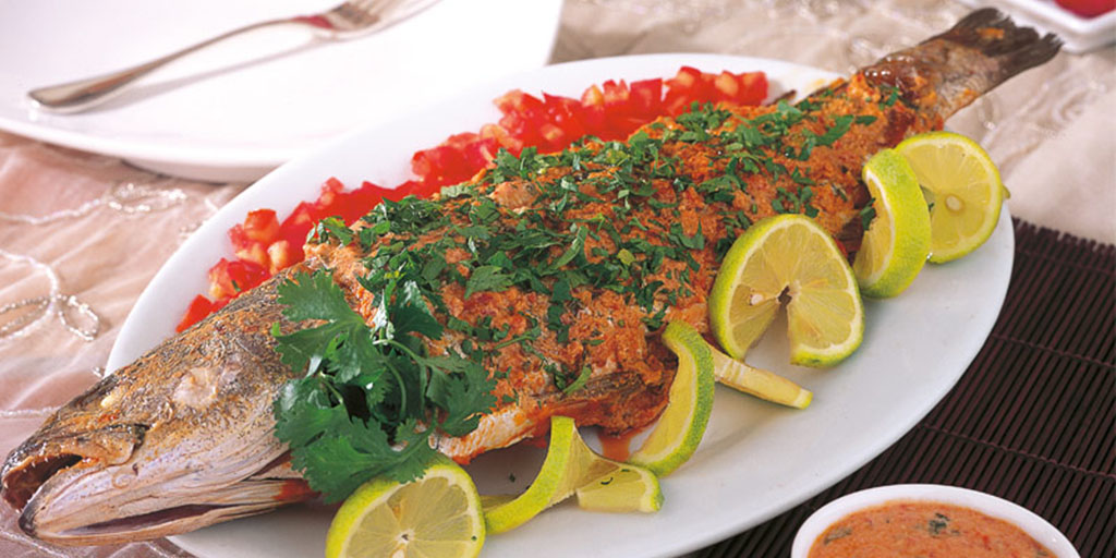 Samkeh Harrah / Spicy Baked Fish Recipe | LEBANESE RECIPES